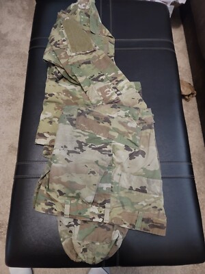 Military OCP Uniform Large Regular Set Multicam Zipper | eBay