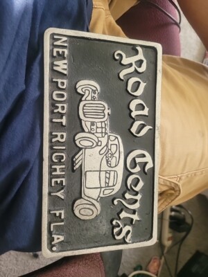 Car Club Plaque |* Hot Rod Road GENTS NEW PORT RICHEY FL | eBay