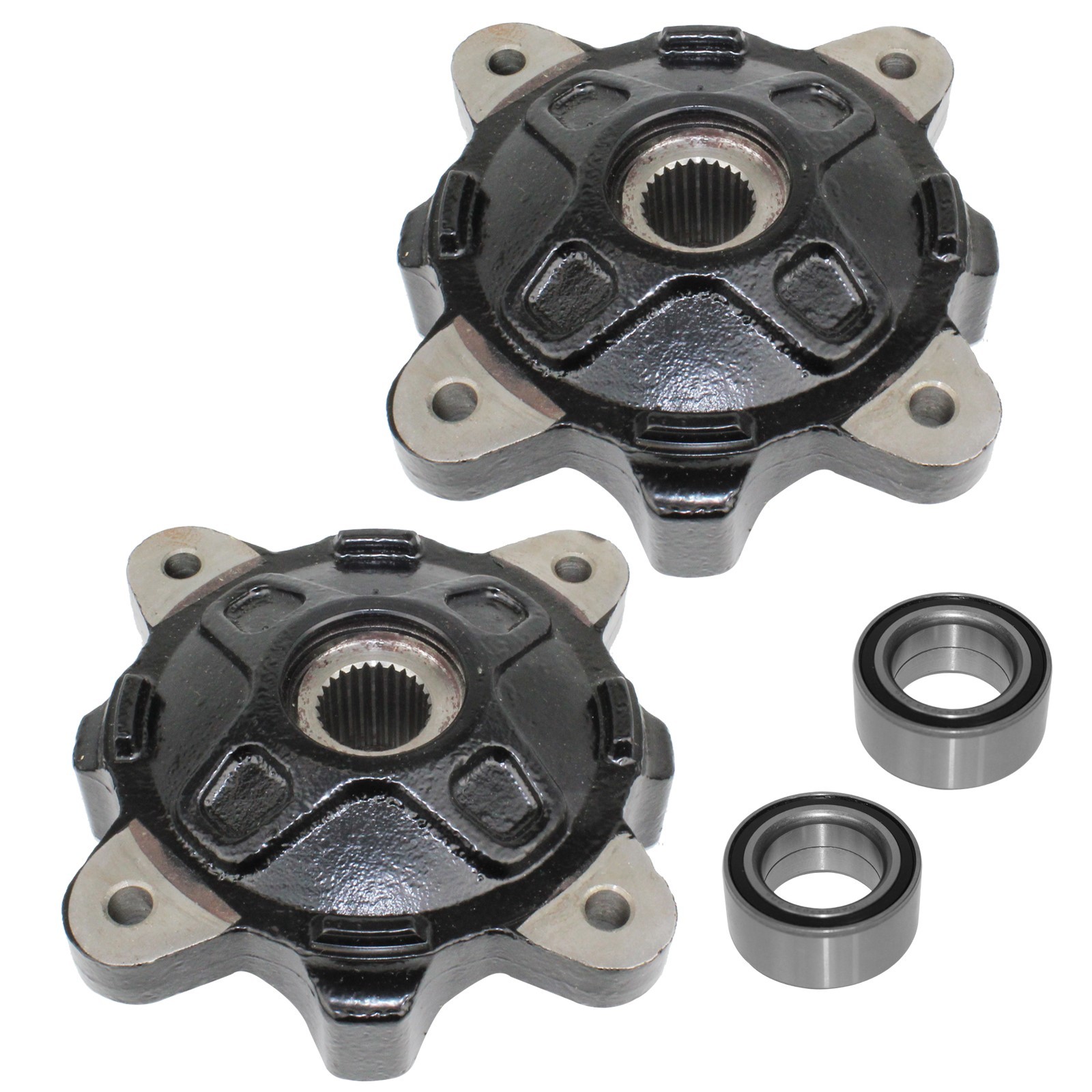 Front Left Right Wheel Hubs And Ball Bearings for Polaris RZR XP 900 ...