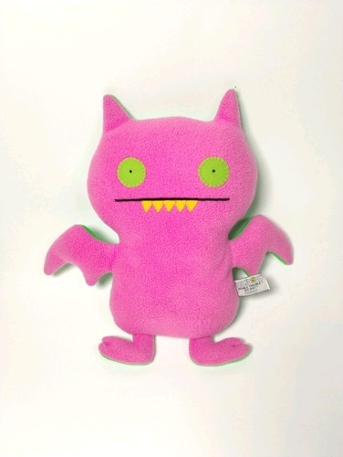 UglyDoll Double Trouble Ice Bat Plush Soft Toy Monster Pink & Green 14 ...