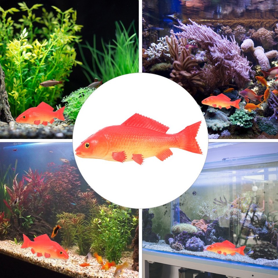 Artificial Carp Figurine Decorative Fish Model Realistic Fish Ornament ...