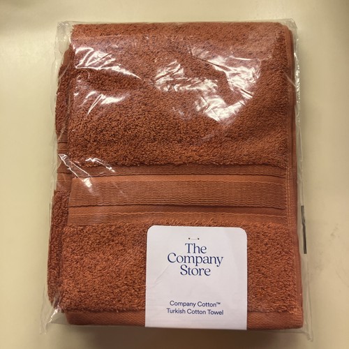 Company Store Cotton Rust Burnt Orange Turkish Cotton Single Hand Towel ...