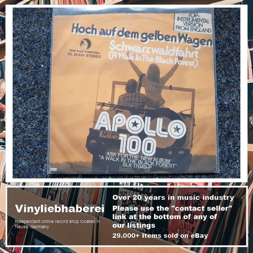 7" Single Vinyl Apollo 100 - Hoch auf dem gelben Wagen ...