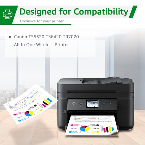 2 Pack PG-260XL CL-261XL Ink Cartridge Compatible For Canon PIXMA ...