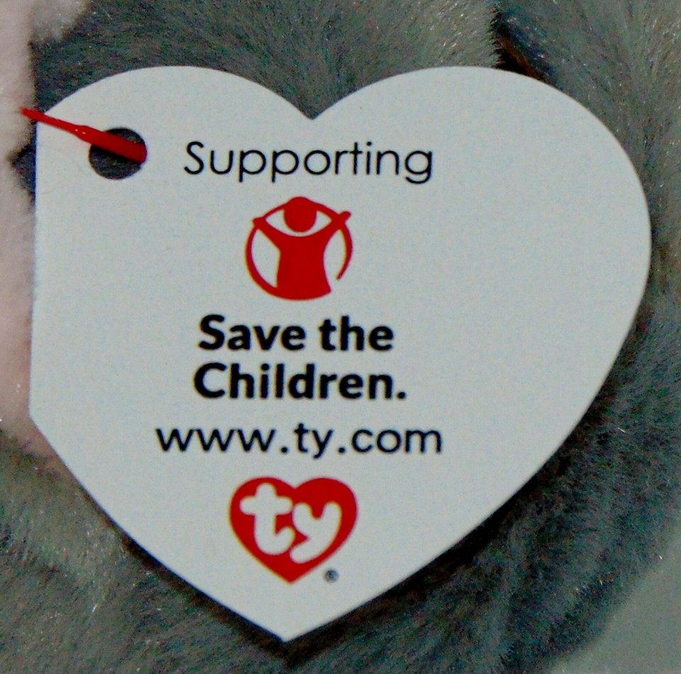 * Ukraine SAVE THE CHILDREN Ty Beanie Baby TABOR White Tiger 5" size ...