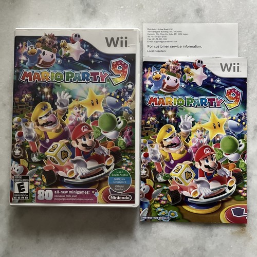 Mario Party 9 (Nintendo Wii, 2012) CIB Manual Tested Rare | eBay