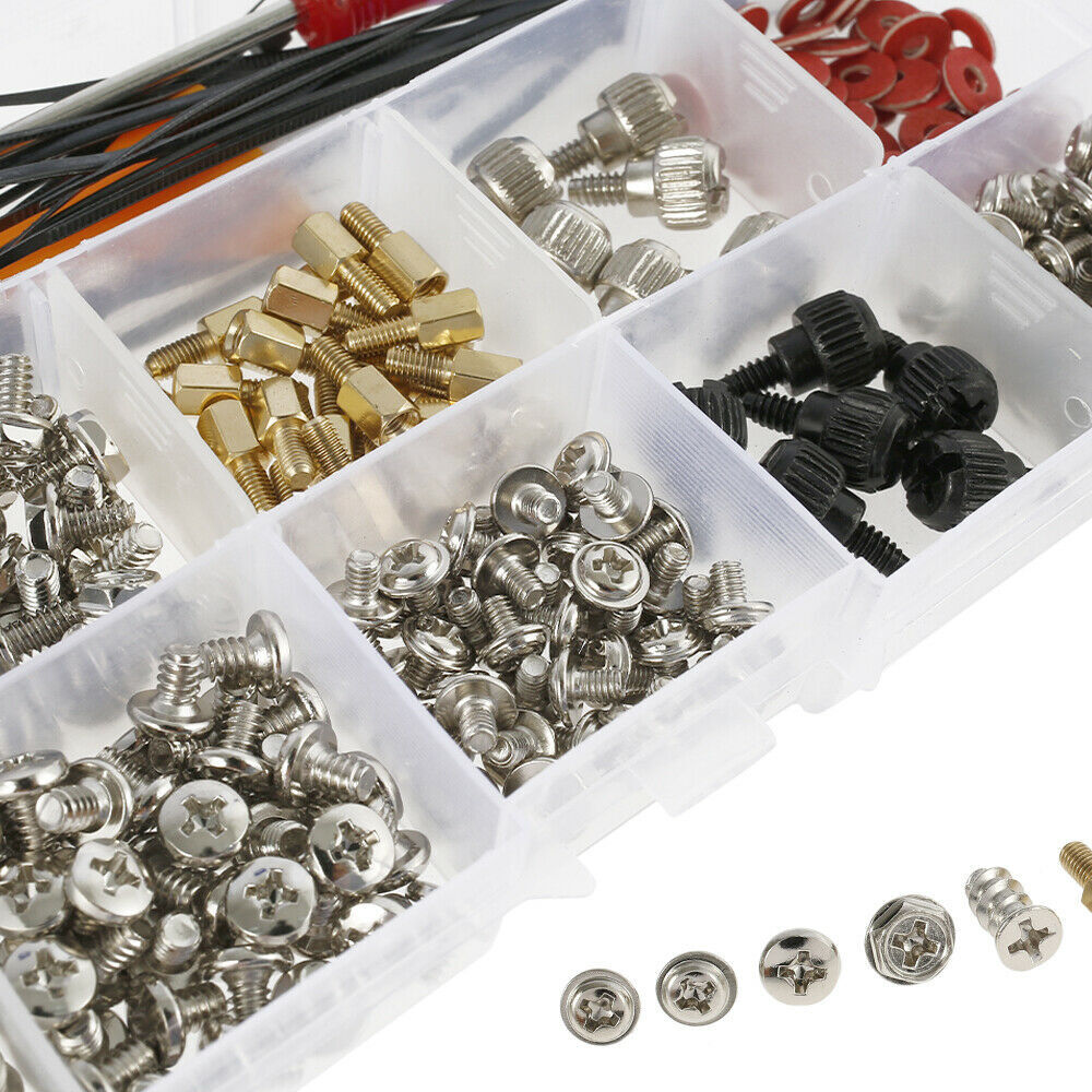 330PC Computer Screw Case Standoffs Assortment For Fan Hard Disk ...