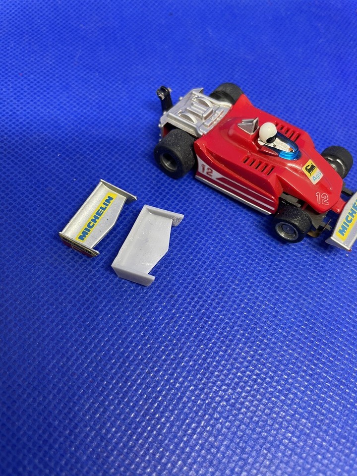 TYCO HO Slot Car INDY FERRARI MICHELIN F-1 Formula WING Replacement ...
