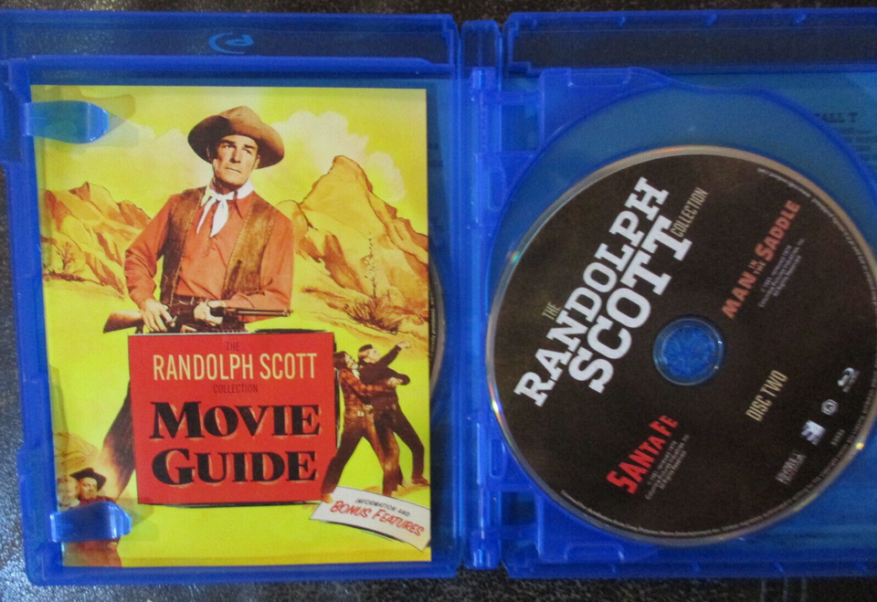 RANDOLPH SCOTT WESTERN COLLECTION - 12 CLASSICS- Blu-ray + DVD 4 Film ...