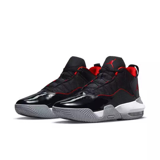 Nike Air Jordan Stay Loyal Shoes Black Red White Sneakers DB2884-001 ...