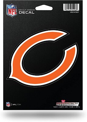 Chicago Bears 5 Inch Die Cut Decal Sticker Flat Vinyl Adhesive Backing ...
