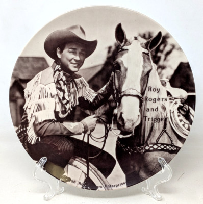 HTF Vintage 1986 M and G Originals Roy Rogers and Trigger Horse Plastic ...