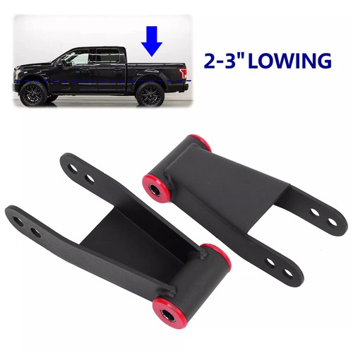 For 2004-2014 Ford F150 2"-3" Drop Lowering Shackles Adjustable ...