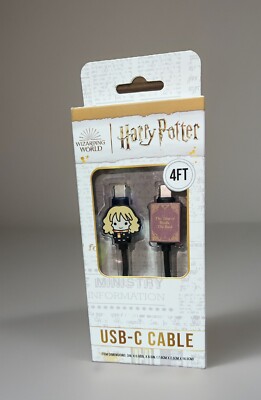 Harry Potter USB – C cable Hermione 4 Ft charger cable New | eBay