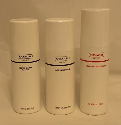 Lot Of Three Coach Signature Cleaning Products | eBay