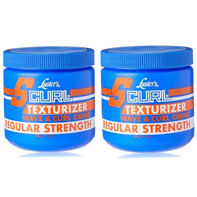 2x Luster's Scurl Texturizer Wave & Curl Creme Regular Strength 15 oz ...
