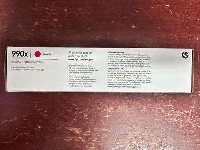 HP 990X PageWide Cartridge High Yield MAGENTA M0J93AN EXP. 06/23 | eBay
