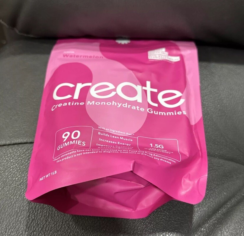create creatine monohydrate gummies - watermelon | eBay