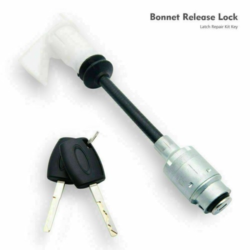 NEW BONNET RELEASE LOCK SET REPAIR KIT FOR Ford Focus C-MAX 2003-07 ...