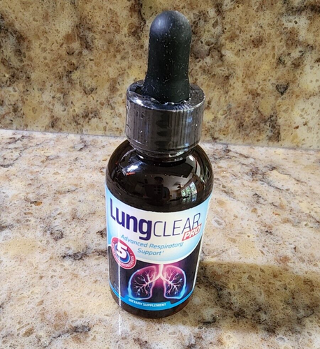 Lung Clear Pro Drops: Natural Respiratory Blend New Sealed Bottle 2 oz ...