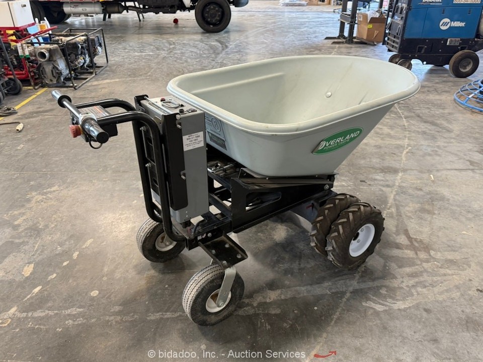 2022 Overland 950 Series Electric Powered Dump Cart Wheelbarrow Buggy bidadoo | eBay