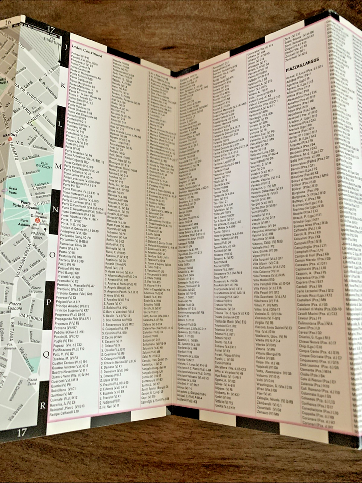 Streetwise Rome Map Laminated City Center Street Map of Rome, Italy ...