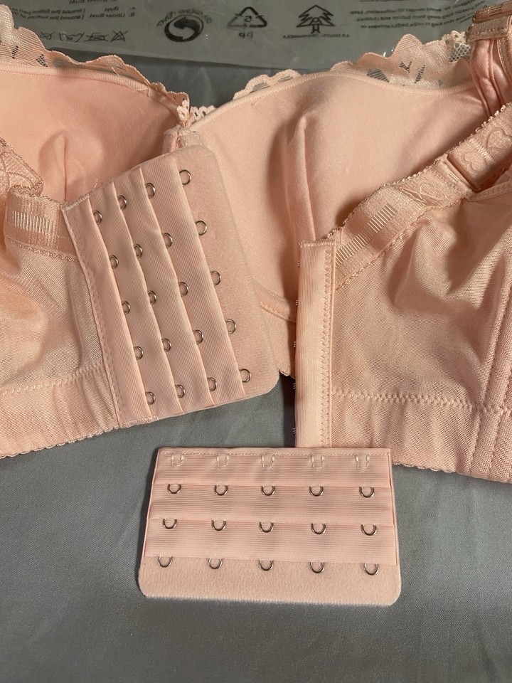 Fall Sweet Light Pink Bra Size 36C Lace Trim New In Package | eBay
