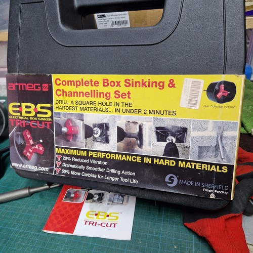 Armeg EBS.TCINST.Set EBS Tri-Cut Complete Box Sinking & Channelling Set ...