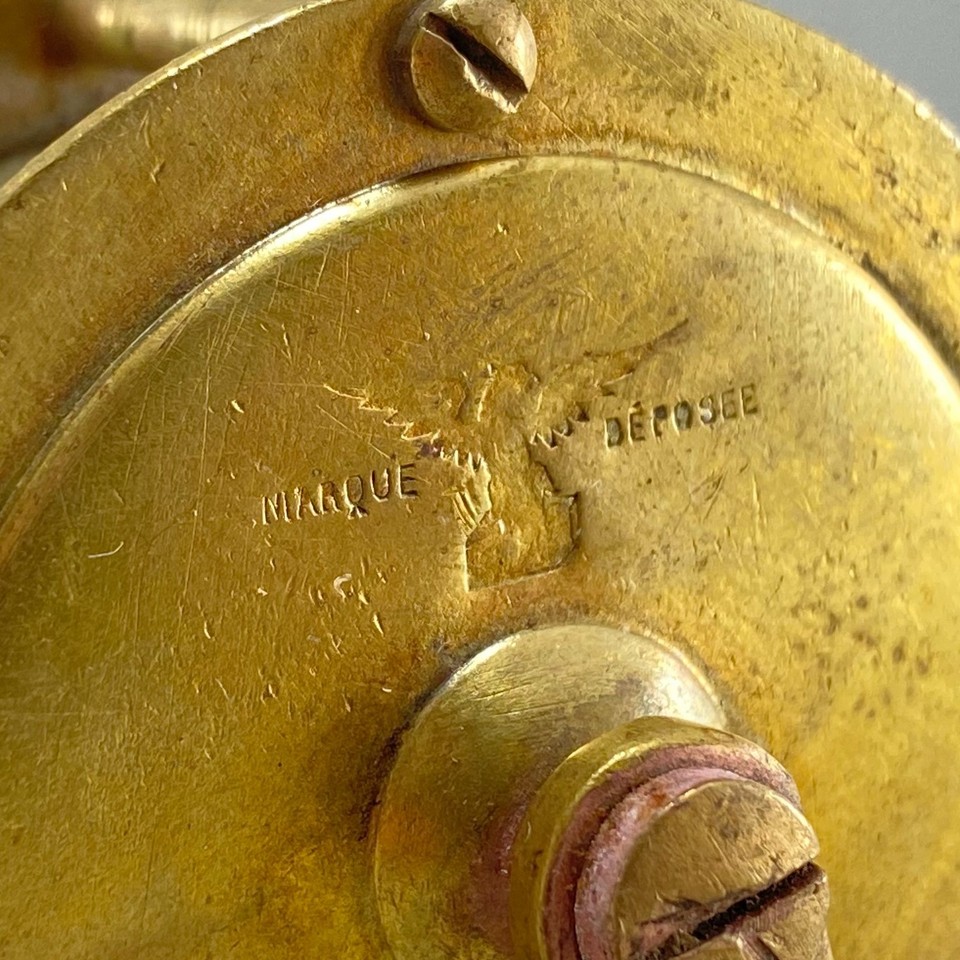 ANTIQUE BRASS "MARQUE DÉPOSÉE" FISHING REEL | BIRMINGHAM STYLE | CIRCA ...