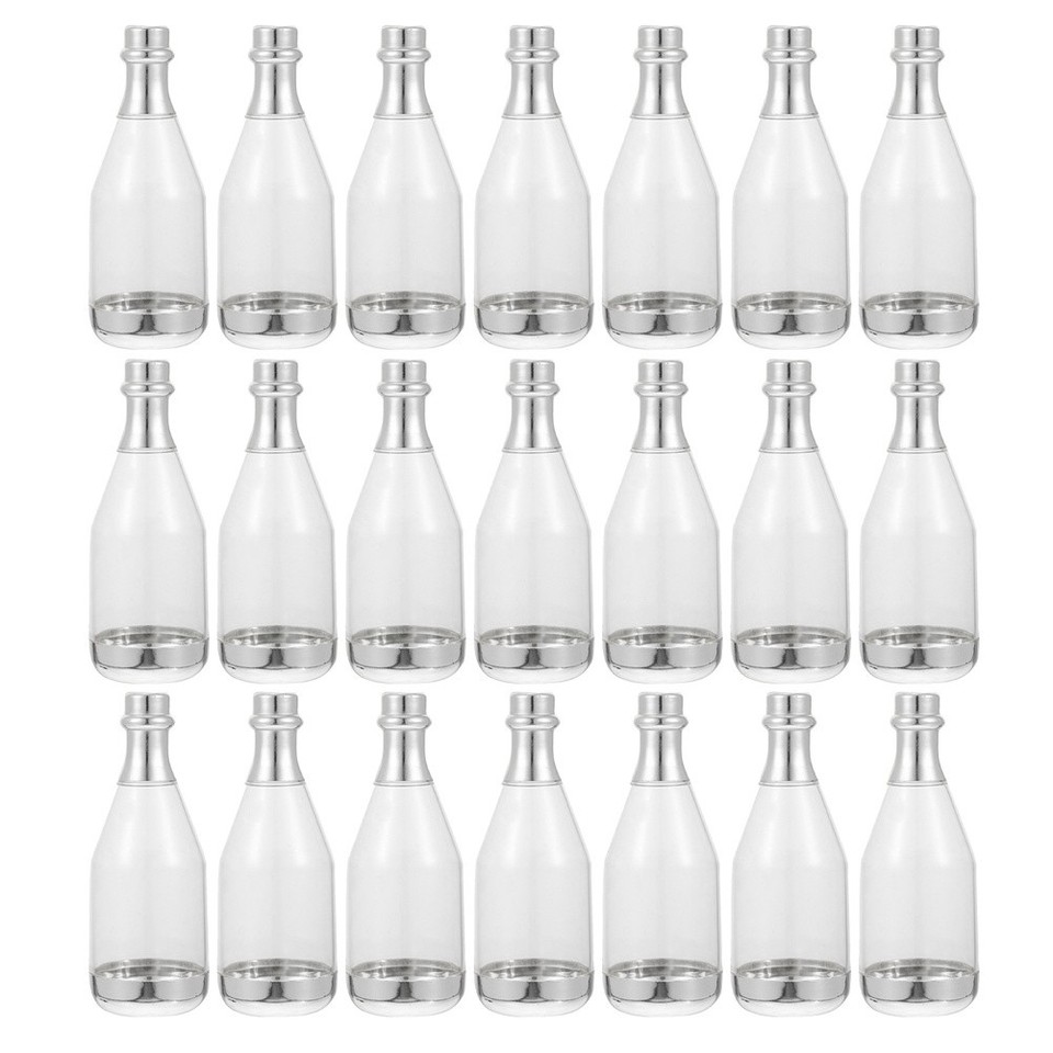 22pcs Mini Bottles Container Bulk - Plastic Small Candy Bottles - Diy ...