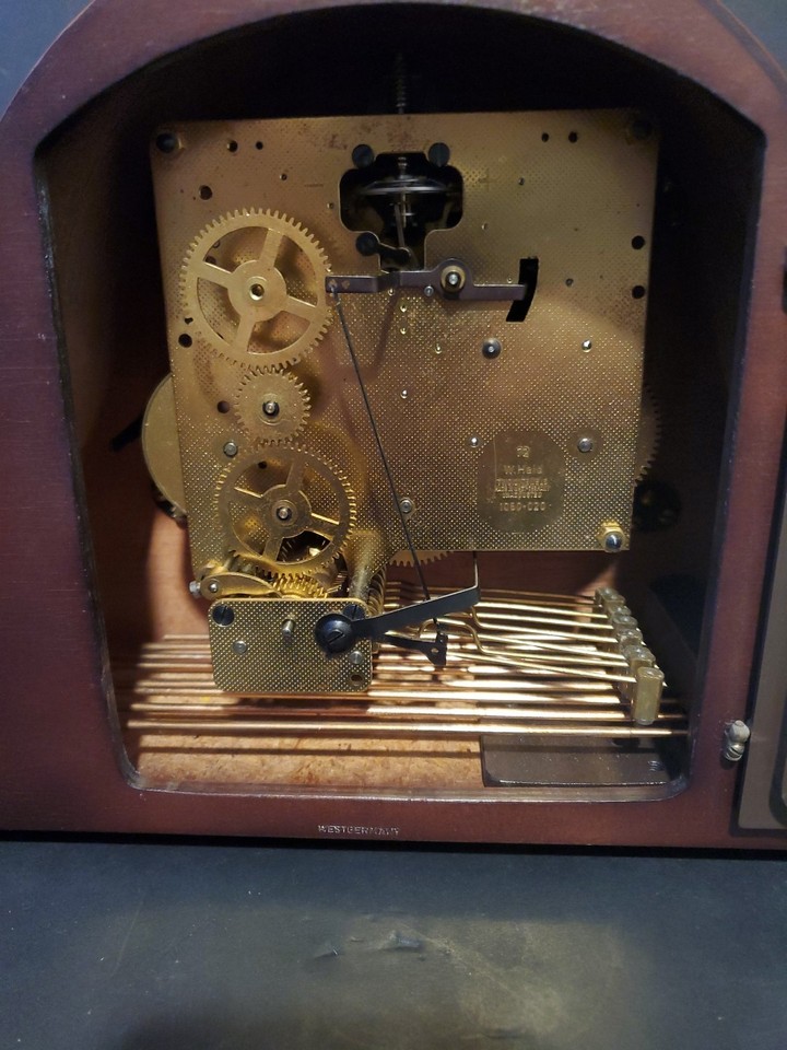 "Tradition" W. Haid Movement Westminster Triple Chime Mantle Clock W ...