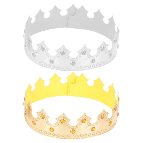 2 Pcs Cosplay-Krone Goldenes Stirnband Kostüme Kind Braut Hochzeit ...