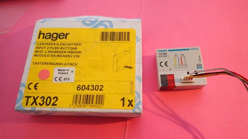 HAGER TX302 - Module 2 entrées à encastrer KNX EIB TEBIS | eBay