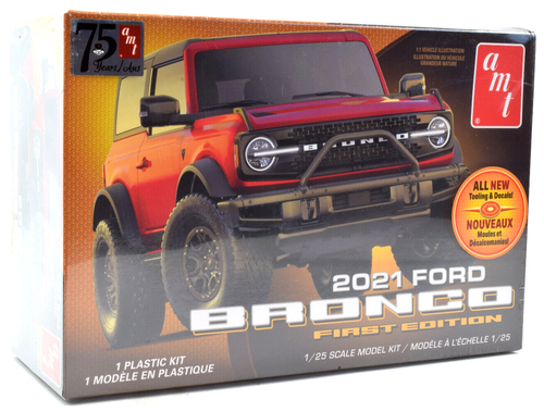 AMT 2021 Ford Bronco First Edition 1:25 Scale Plastic Model Car Kit ...