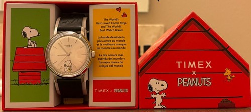 Timex Marlin Peanuts Snoopy Saxophone Limited Edition Automatic Watch ...