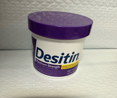 Desitin Maximum Strength Baby Diaper Rash Cream with Zinc Oxide, 16 oz ...