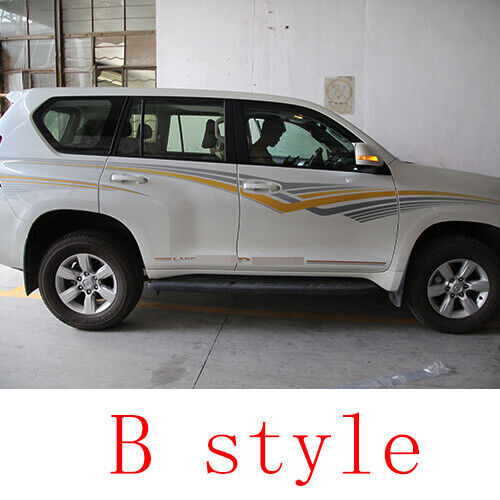 Body Waist Line Stripes Sticker For 2010-2019 Toyota Land Cruiser Prado ...