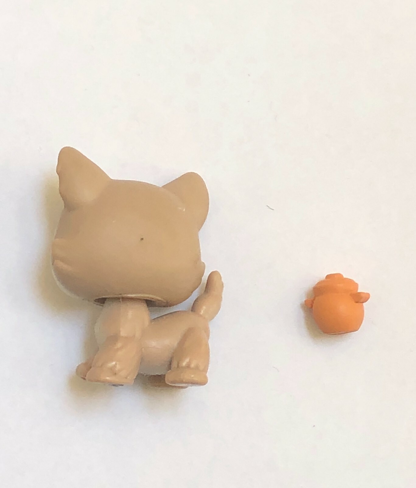 Littlest Pet Shop Lps #358 Brown Husky Green Eyes + Accessory AUTHENTIC ...