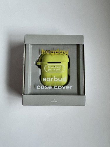 Heyday Yellow-Green Earbud Case Cover for Apple Airpod Gen 1 and Gen 2 ...