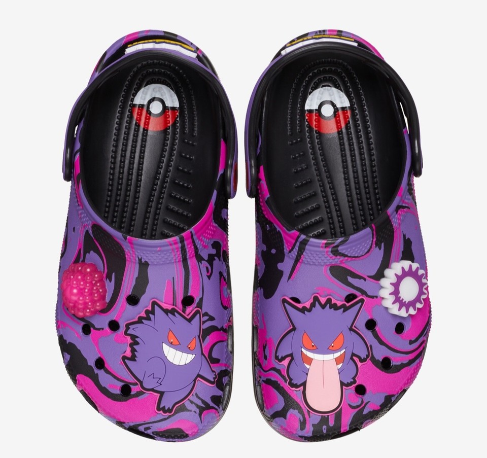 Crocs Pokémon Snorlax/Gengar/Charizard/ Jigglypuff Classic Clogs | eBay