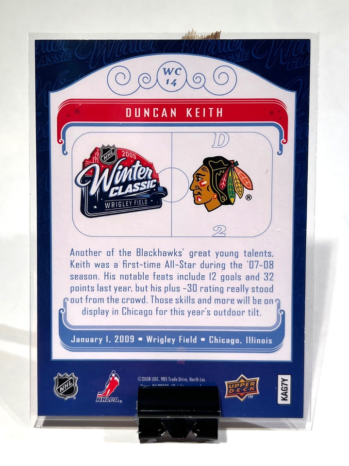 2008-09 Upper Deck MVP Winter Classic #14 Duncan Keith | eBay UK