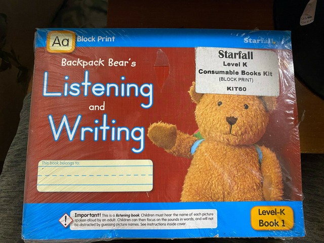 Backpack Bear's ABC Rhyme Book by Starfall Education (2007, Trade ...