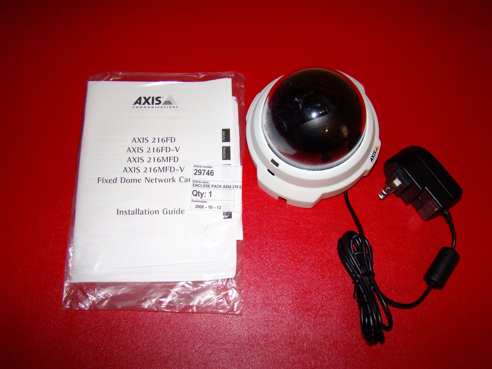 AXIS 216FD Network IP POE Security Surveillance Web Camera 0240-001-02 ...
