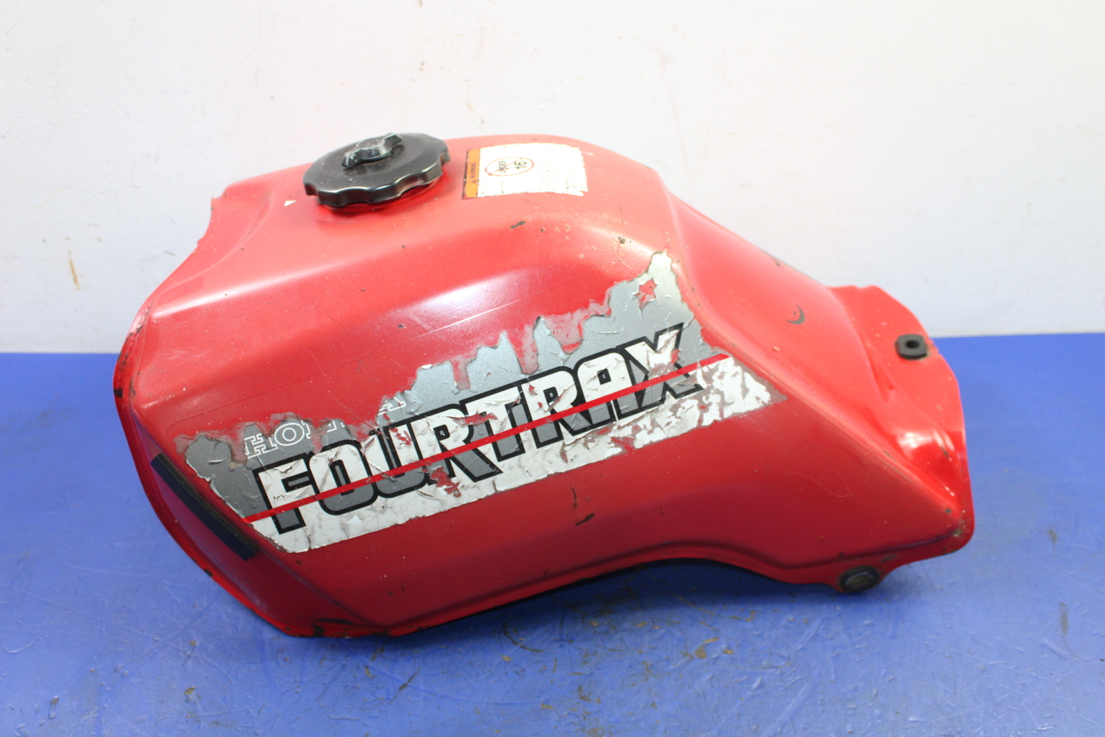 1990 HONDA TRX 300 FOURTRAX GAS TANK FUEL CELL PETROL RESERVOIR RED | eBay