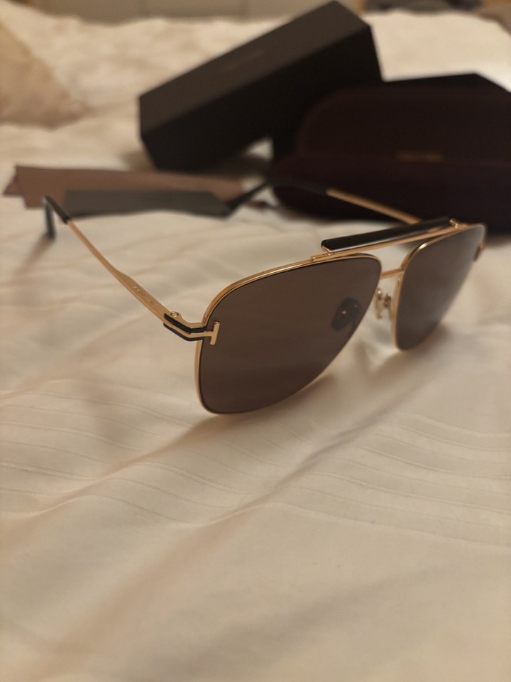 New Authentic Tom Ford Sunglasses TF 1017 28A Jaden 60mm FT 1017 Frame ...
