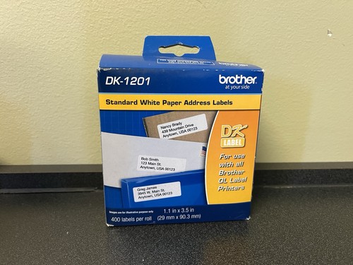 Genuine Brother DK1201 DK Rolls Standard Address Labels NEW Sealed | eBay