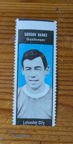1966 A&BC GORDON BANKS – LEICESTER CITY WORLD CUP STICKER / STAMP | eBay UK