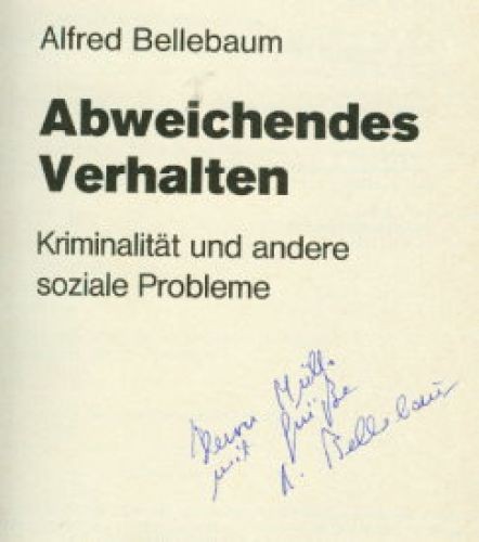 Abweichendes Verhalten : Kriminalität und andere soziale Probleme ...