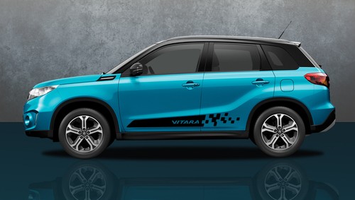 gt stripe vinyl decal set for Suzuki Vitara 2015 to 2020 racing side ...