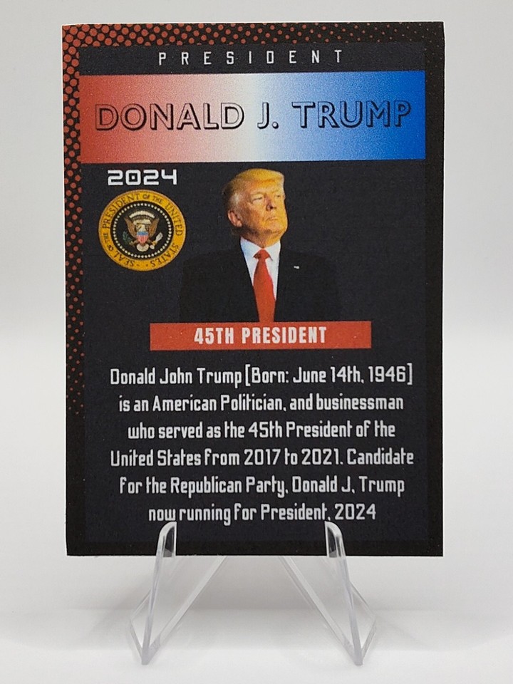 Donald Trump Custom Trading Card - Debate Card 2024 | eBay
